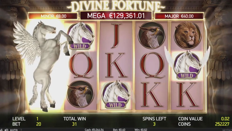 Divine Fortune™ Slot Review (NetEnt) | 3x Progressive Jackpots