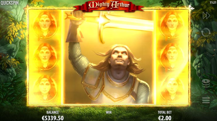 Mighty Arthur Slot Review (Quickspin) | Colossal Wilds & Free Spins