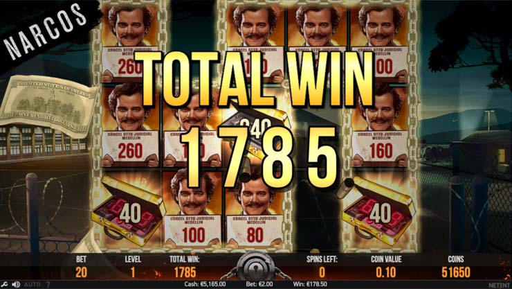 Narcos video slot™ Review (NetEnt) | 243 Ways to Win Blockbuster