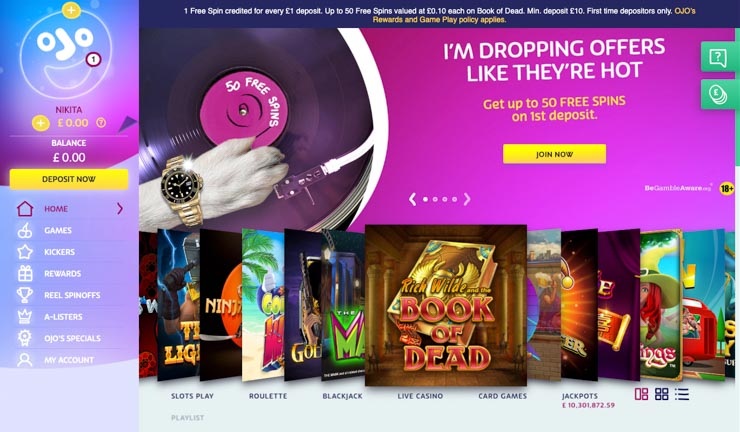 PlayOJO Casino Review | How Fair is This Fair Casino?!
